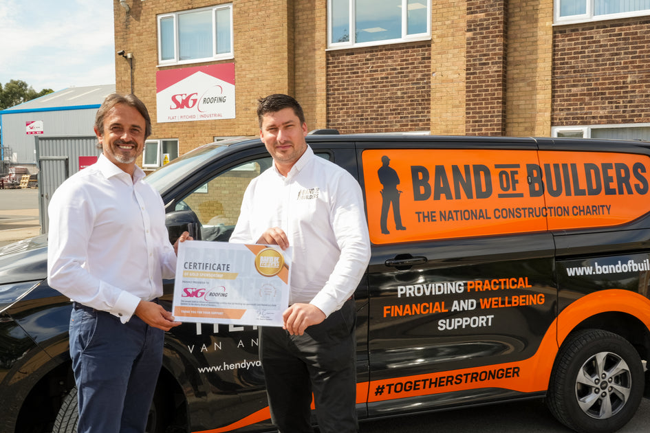 SIG ROOFING SIGNS UP TO SUPPORT BAND OF BUILDERS – Band of Builders Ltd